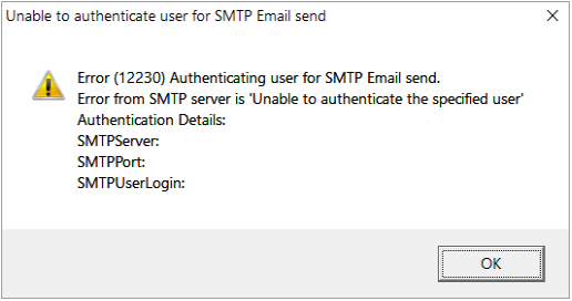 Unable to Authenticate User for SMTP Email Send (for GoDaddy) Unable to Authenticate User for SMTP Email Send (for GoDaddy)